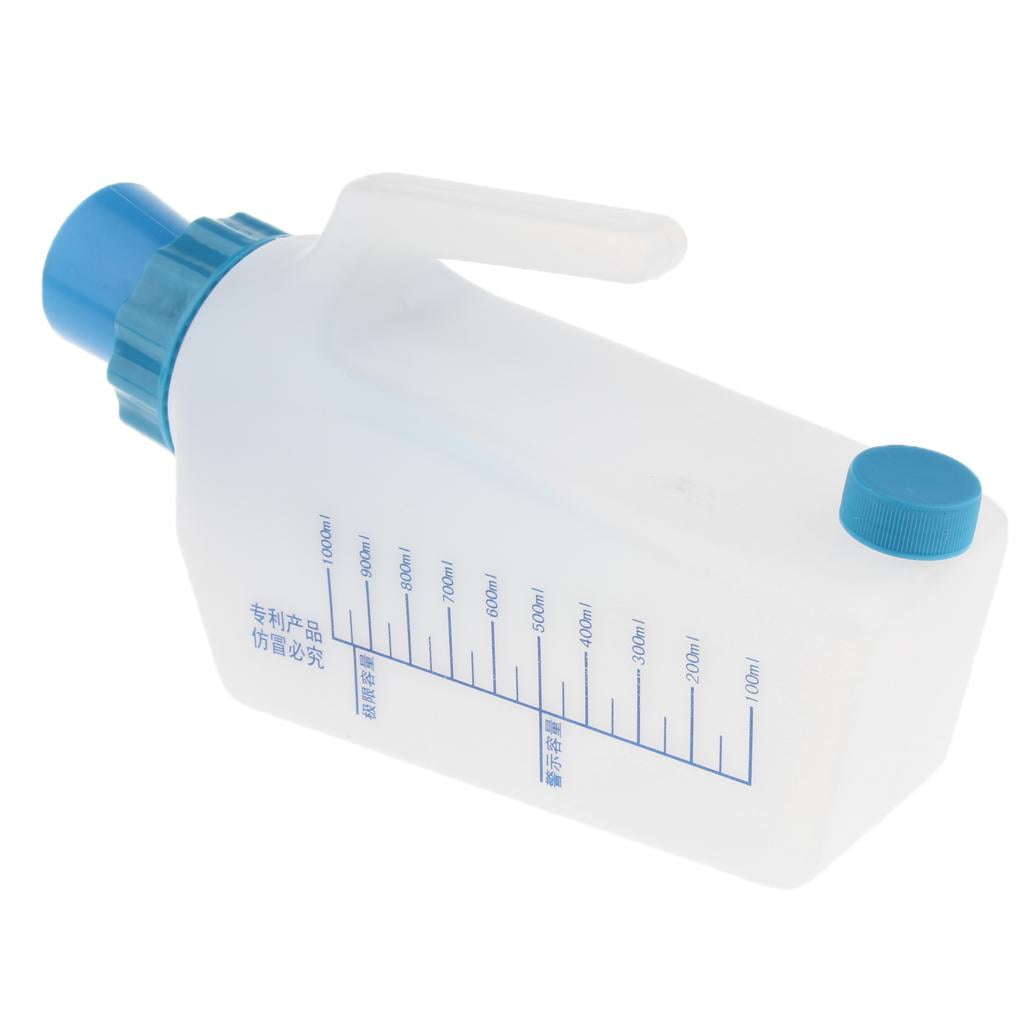 1000ml Reusable Male Kid Bed Pee Urinal bottle Incontinence Aids Holder ...