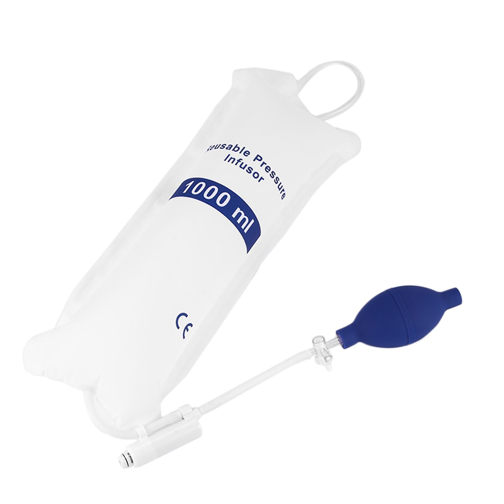 1000ml Reusable Pressure Infusion Bag With Pressure Display Infusion ...