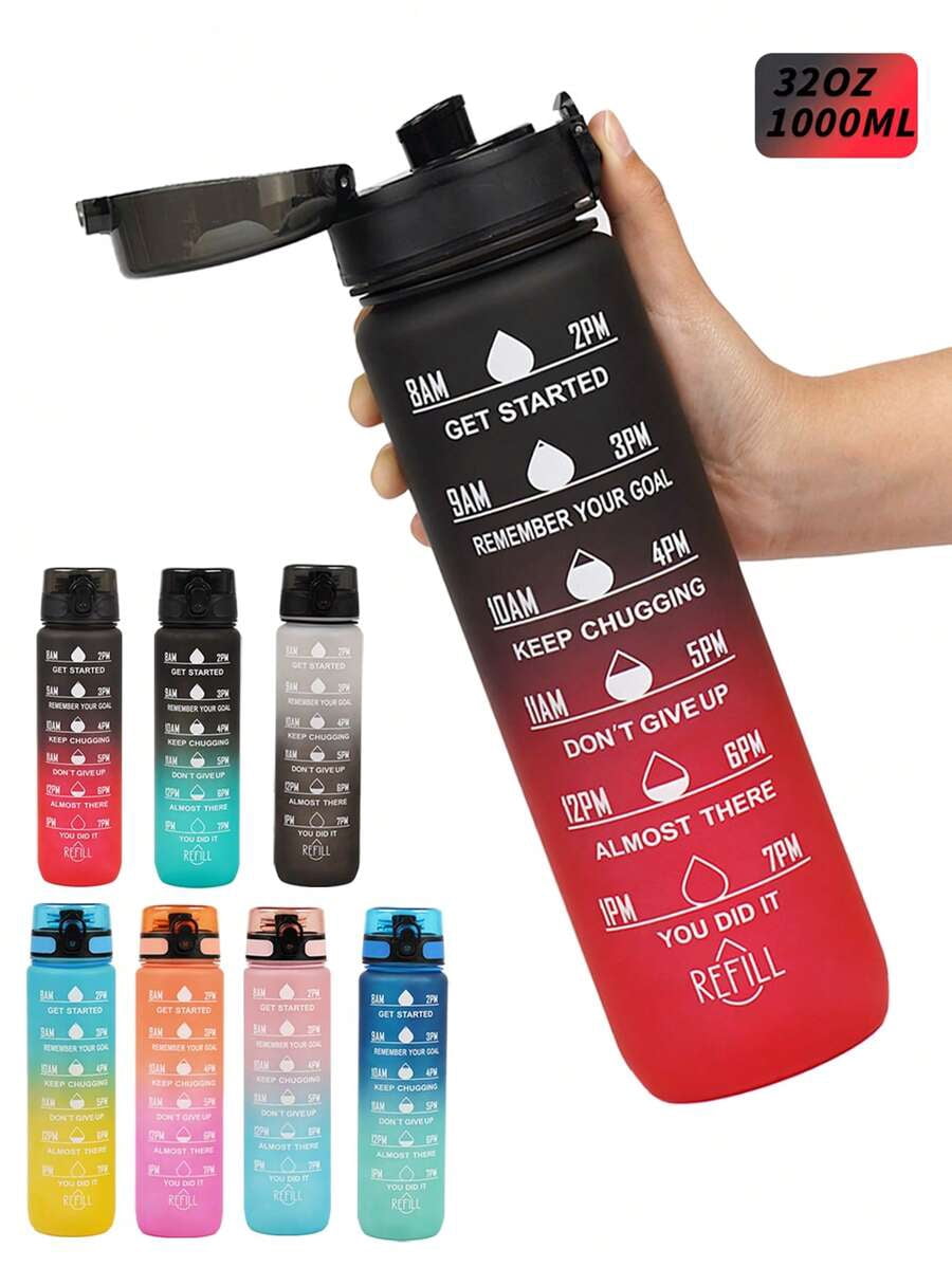 1000ml Sports Water Bottle Large Capacity Portable Direct Drinking Cup ...