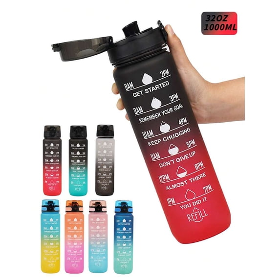 1000ml Sports Water Bottle Large Capacity Portable Direct Drinking Cup ...