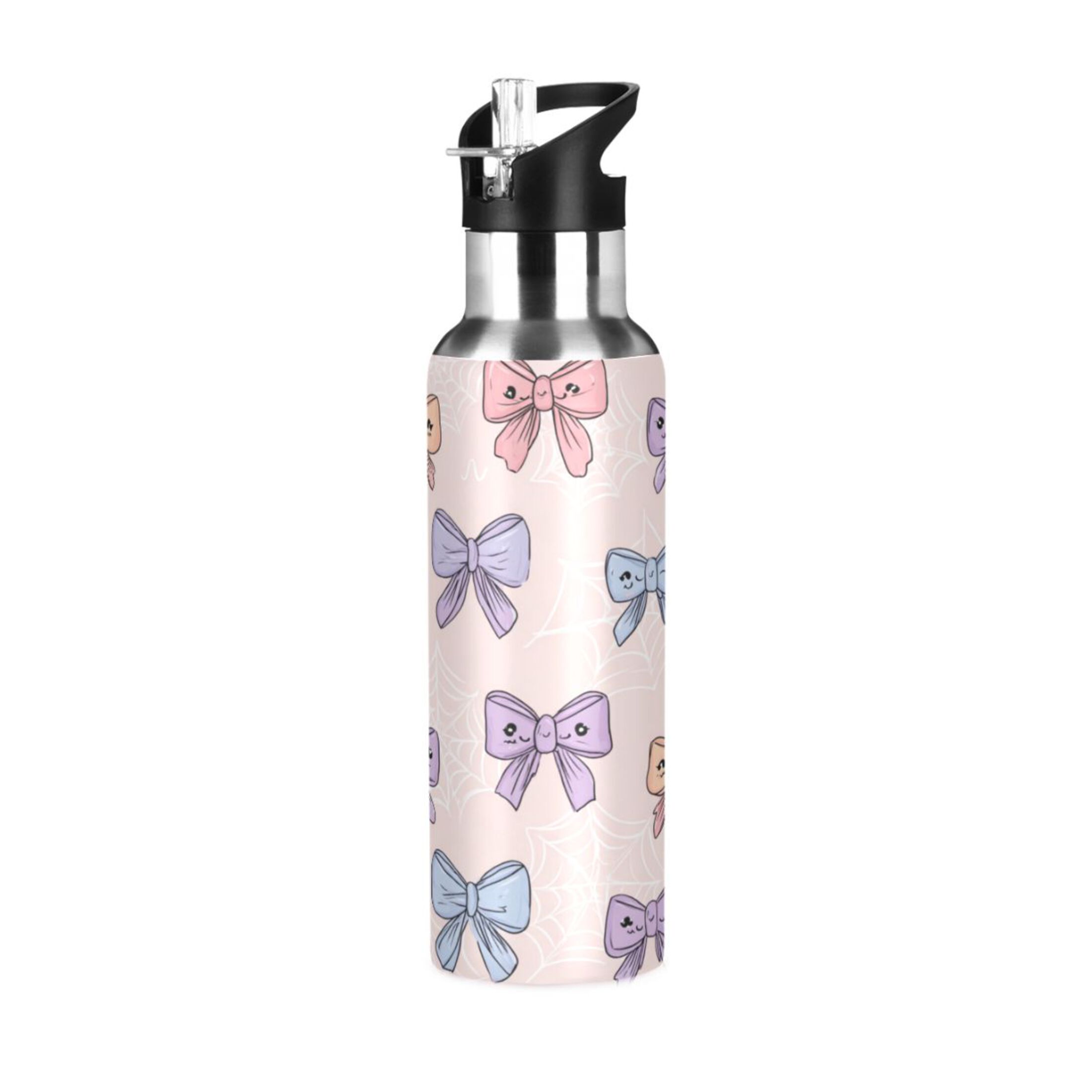1000ml Vacuum Insulated Sports Water Bottle with Foldable Straw ...