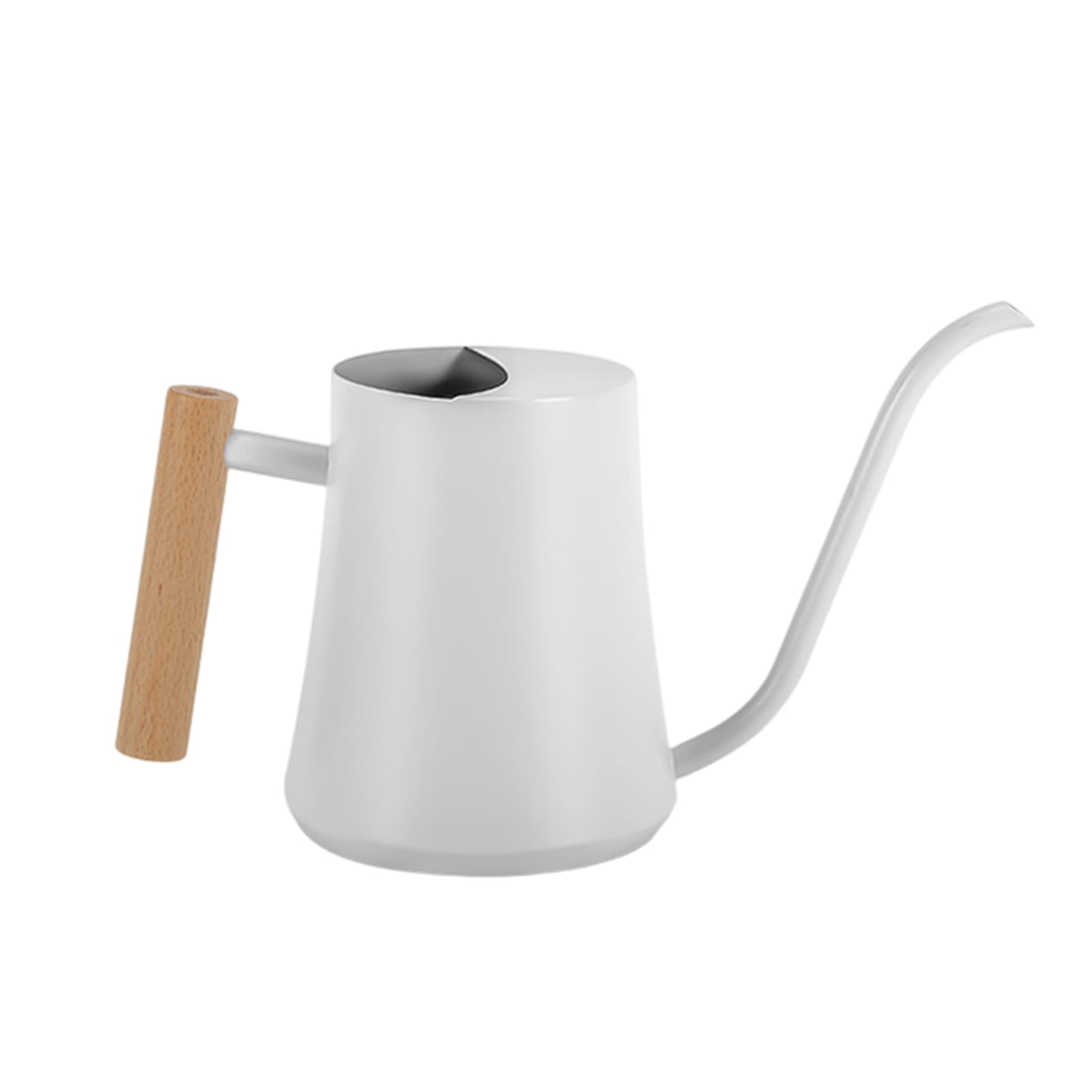 1000ml Wide Bottom Watering Can with Wooden Handle Long Spout Handheld ...