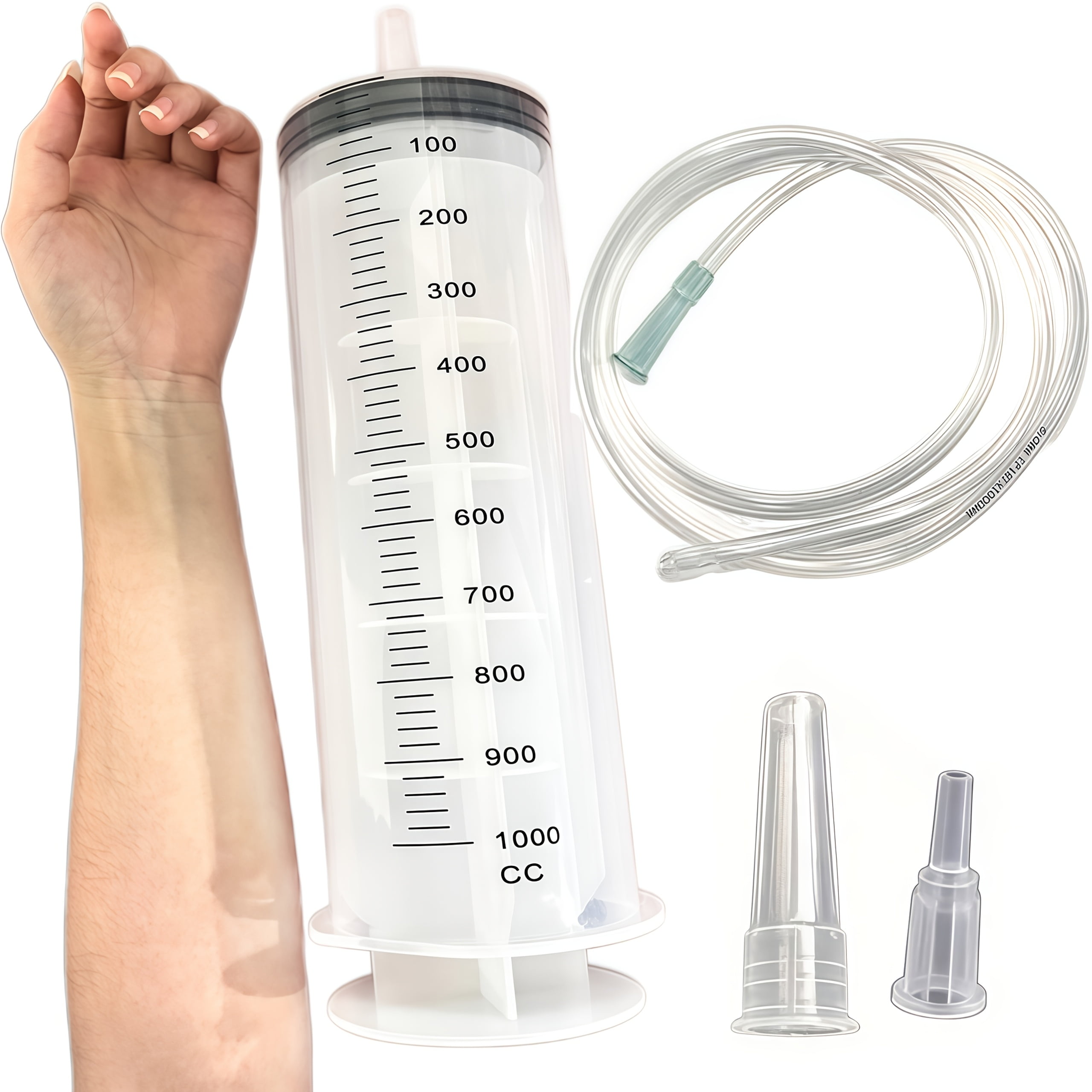 1000ml large syringe set, for scientific laboratory, liquid, plant ...