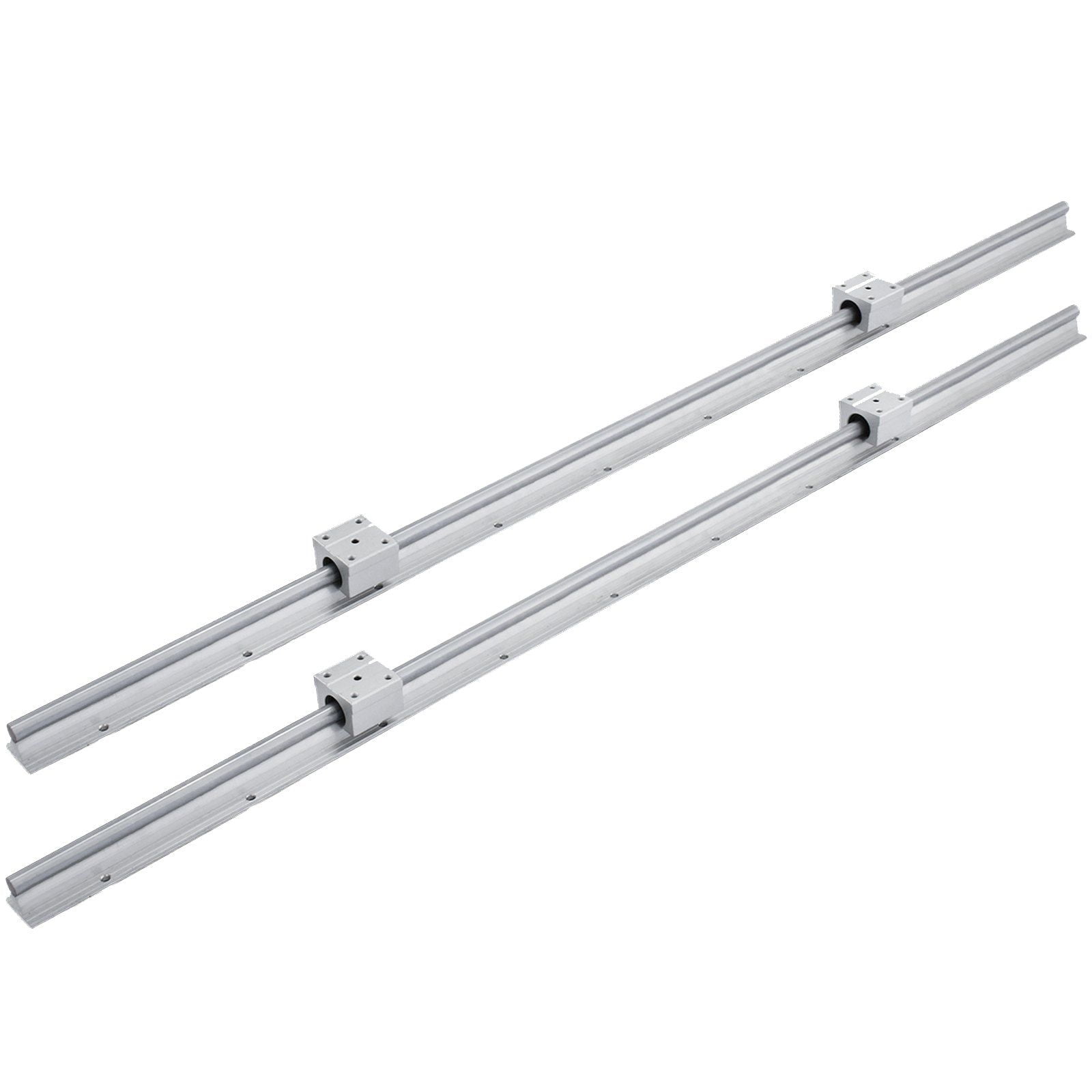 1000mm SBR12 Linear Slide Rail & 4x SBR12UU Bearings - Heavy Duty 38mm ...