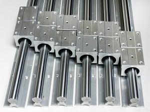 1000mm x 1000mm Feet CNC Router Ball Screws Kit 20mm Rails and ...