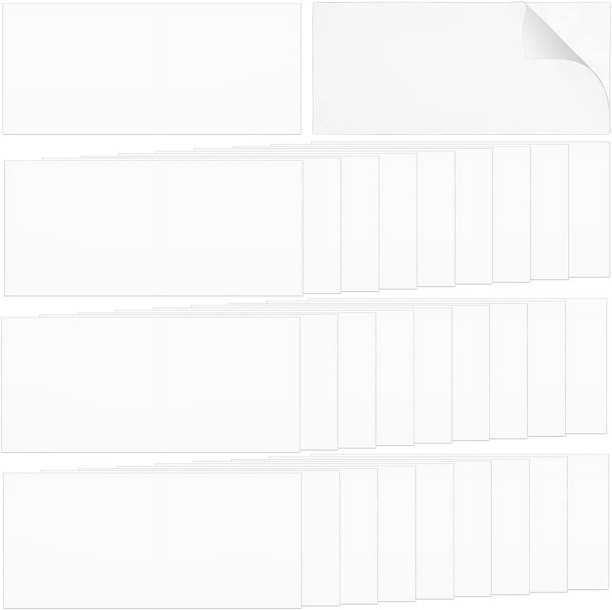 1000pc 1000Pcs 2.4x1.2 Inch PVC Clear Plastic Tags Shelf Label Holders ...