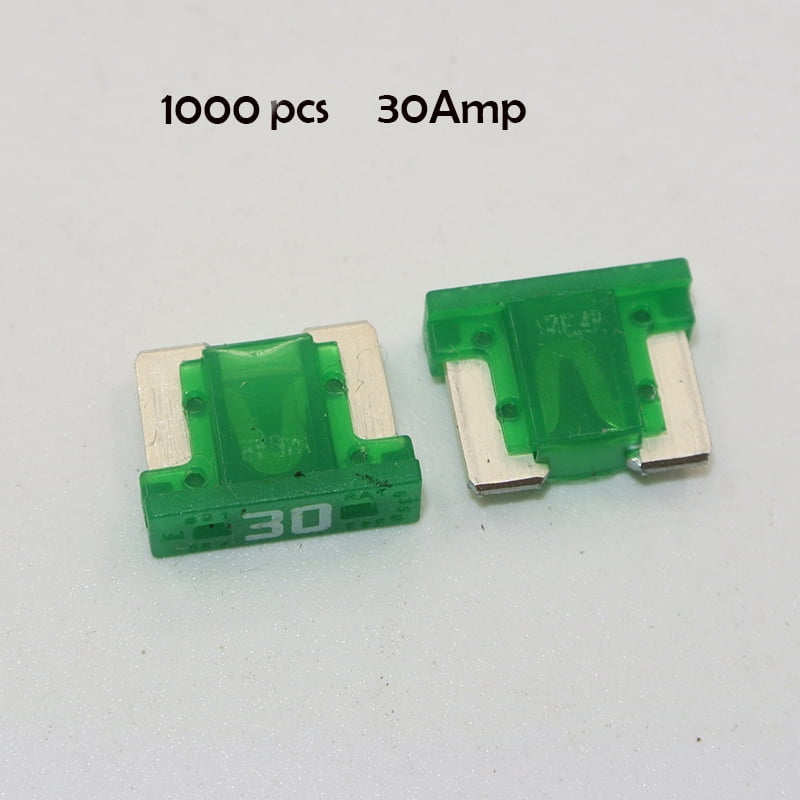 1000pcs 2A 3A 5A 10A 15A 20A 25A 30A fuses Micro Short Low profile Mini ...