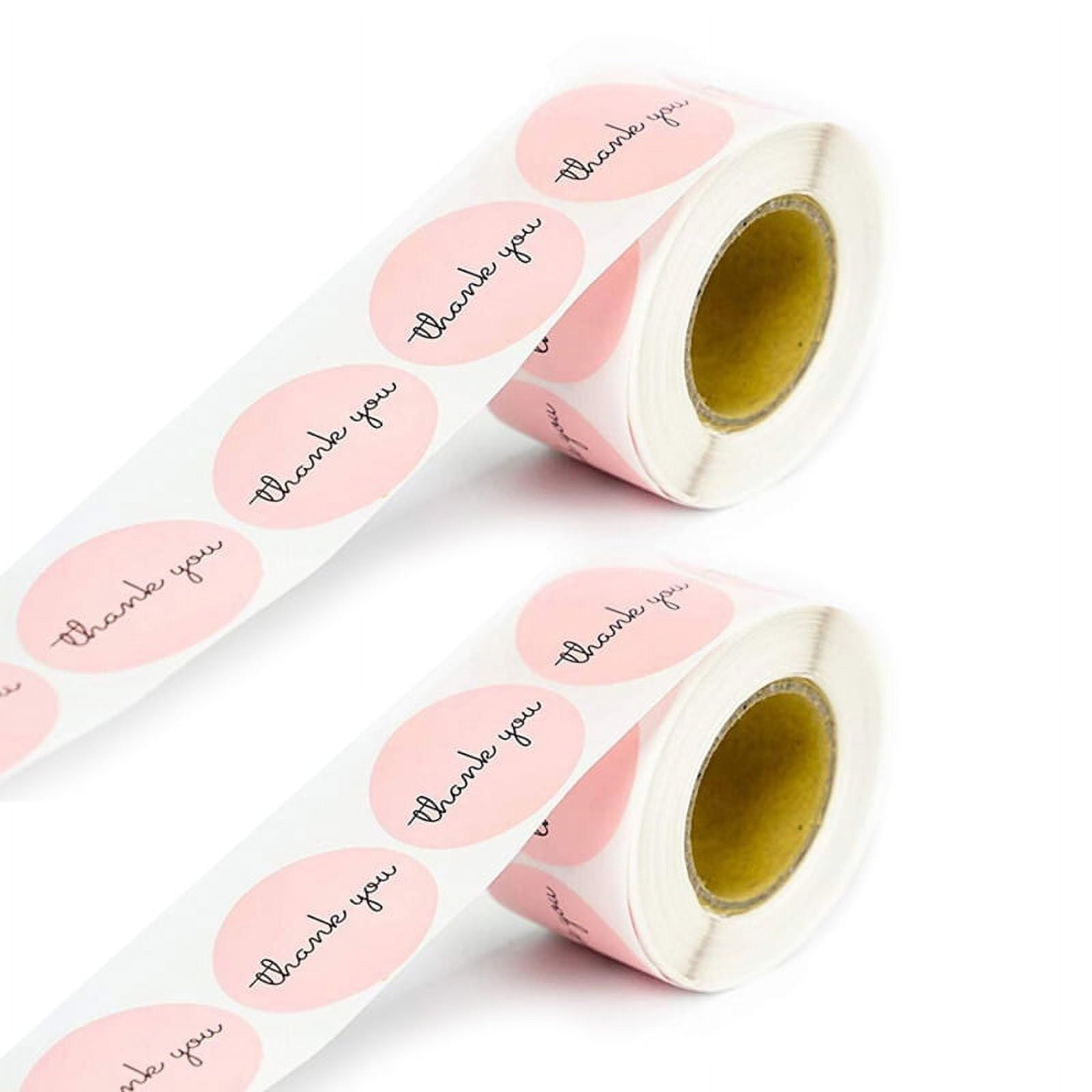 1000pcs/2roll Thank You Label Stickers Wedding Invitation Card Sealing ...
