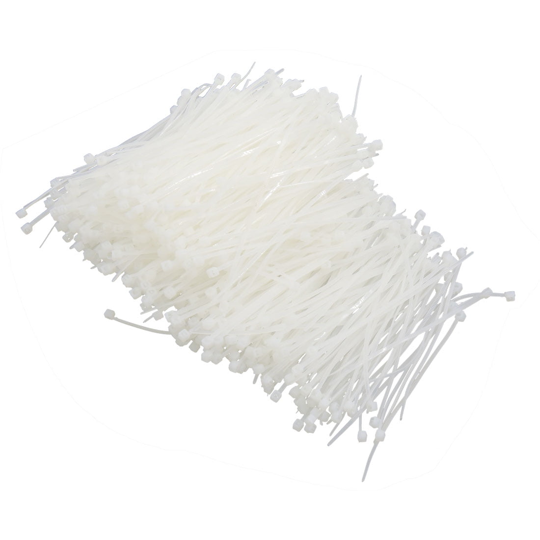 1000pcs 3 x 100mm Plastic Nylon Fastener Cable Wire Tie Wrap Strap for ...