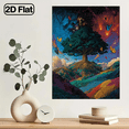 (1000pcs) Adult Mini Jigsaw Puzzle, with Starry Lonely Tree Island ...