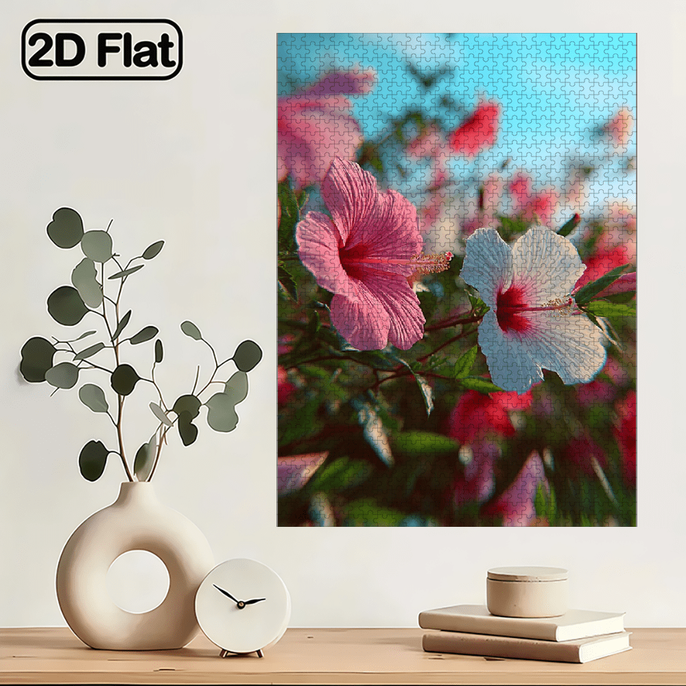 (1000pcs) Adult Mini Puzzles, with a Design of Flowers Blooming in ...
