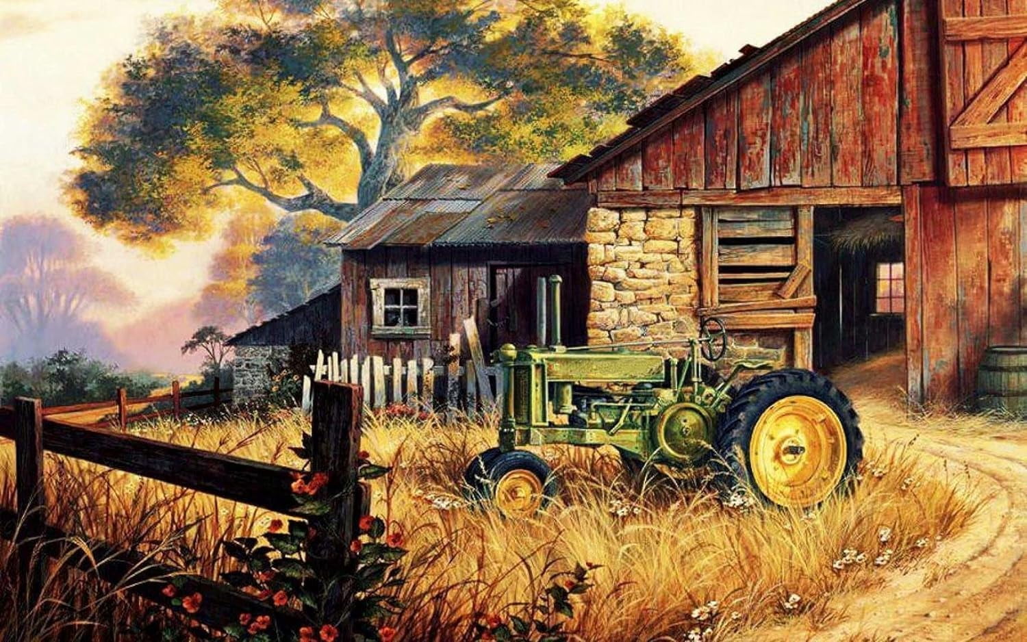 1000pcs Adults Jigsaw Puzzle Wooden Adults Children Puzzles,Tractor ...