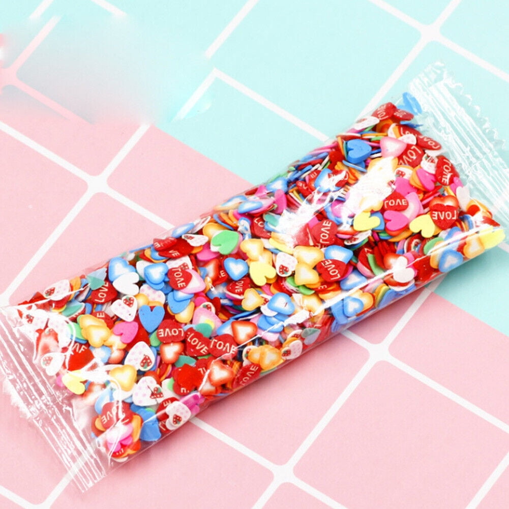 1000pcs Colorful Fimo Slice Polymer Clay Cute Nail Art Decoration DIY ...