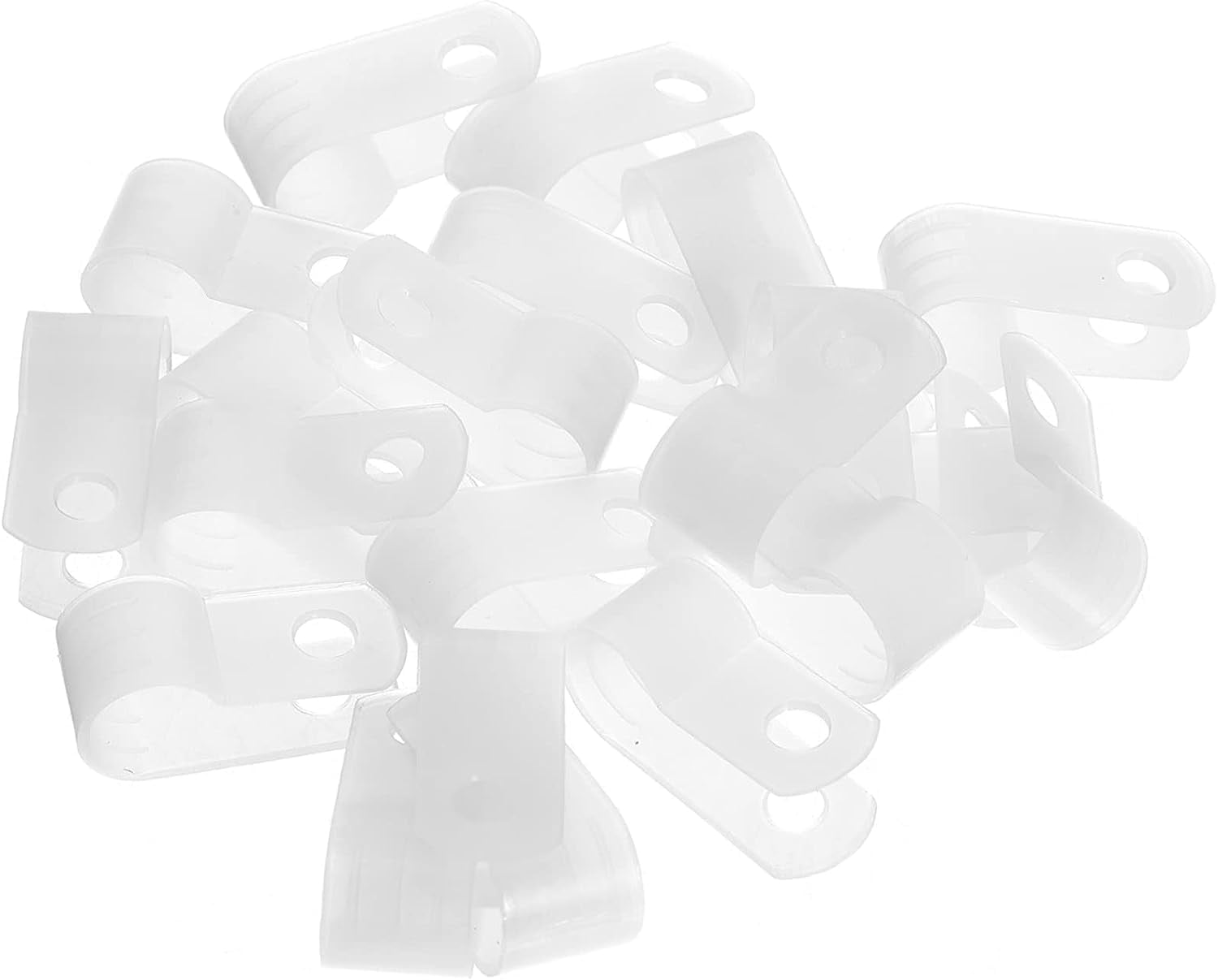 1000pcs Fixed Clip Buckle Cable Ethernet Tv Stand Coax Cable Clips Self ...