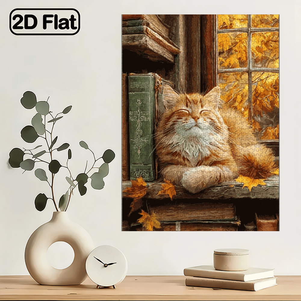 1000pcs Ginger Puzzle Portable Square Art Decoration, Mixed Color ...