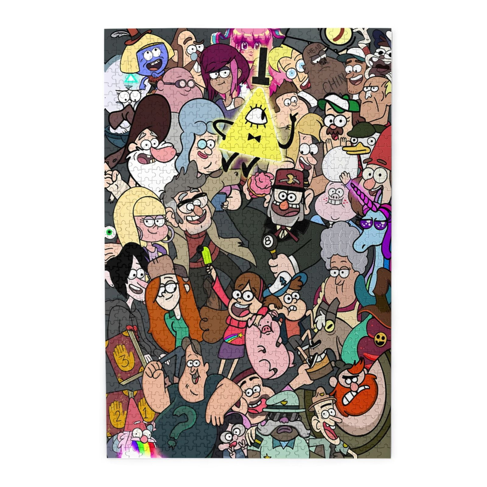 1000pcs Gravity Falls Jigsaw Puzzles Cartoon Anime Picture Puzzle ...