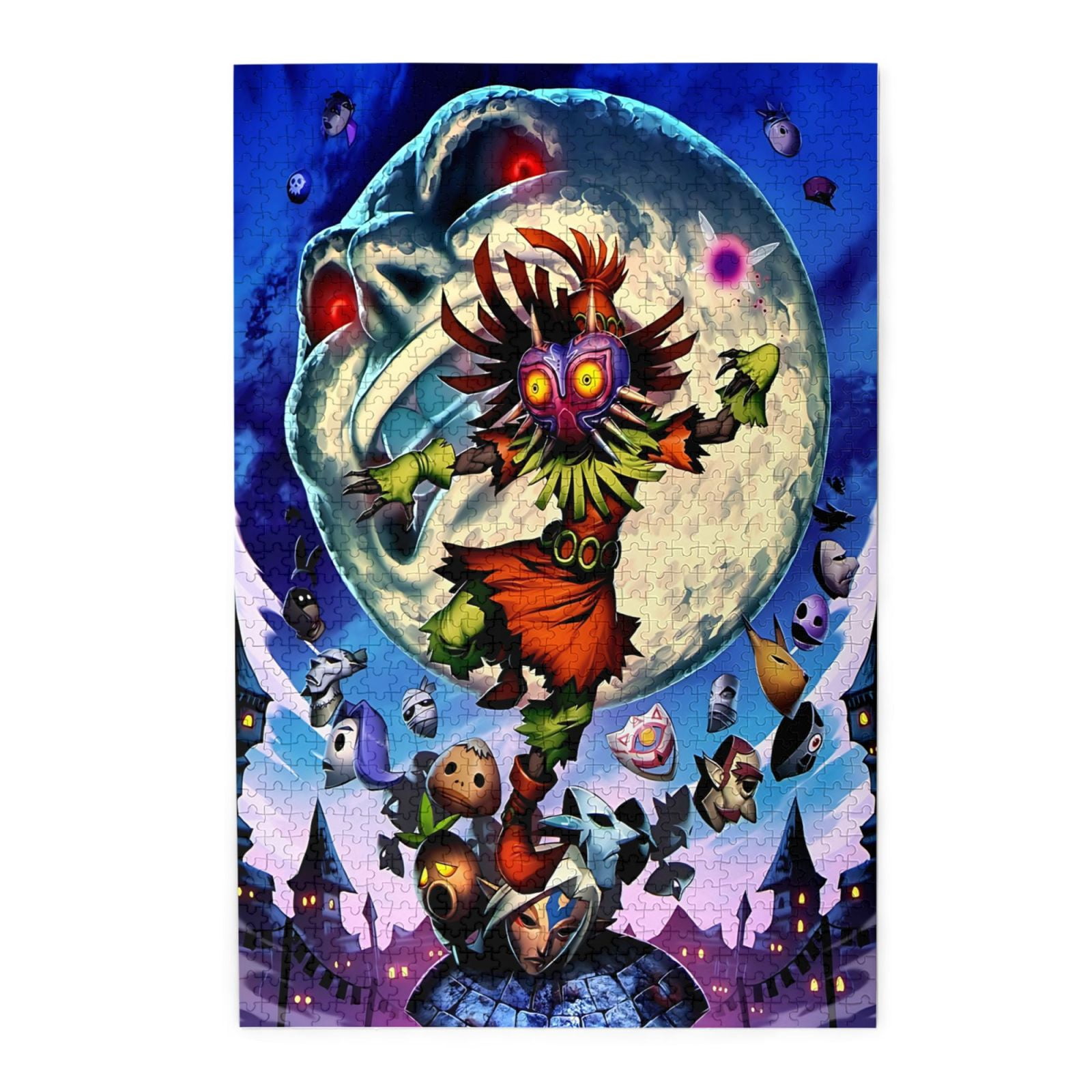 1000pcs Majora'S Mask Zelda Personalized Wooden Puzzle Novelty Jigsaw ...