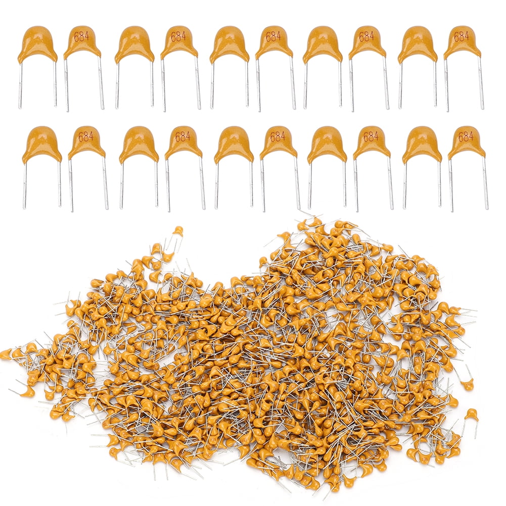 1000pcs Monolithic Ceramic Capacitor 50V 0.64UF 10% 5.08mm Pin Pitch ...