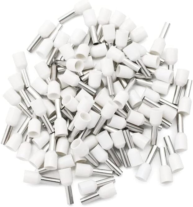 1000pcs/Pack E0508 /E7508/ E1008 /E1508 /E2508 Insulated Ferrules Terminal Block Cord End Wire ...