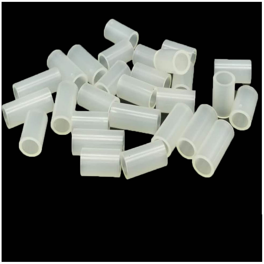 1000pcs Plastic Straight Through Isolation Columns, Outer Diameter 6mmx Inner Diameter 4mmx ...