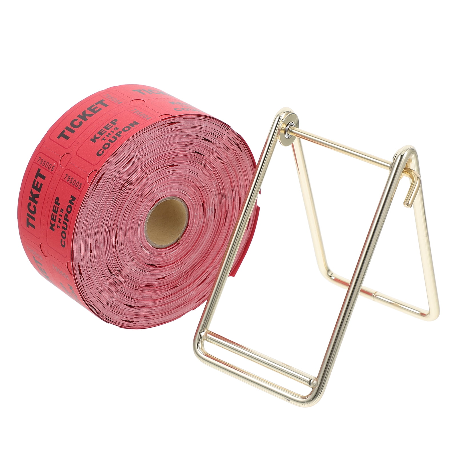 1000pcs Raffle Tickets Double Roll Ticket with Stand Classroom Teacher ...
