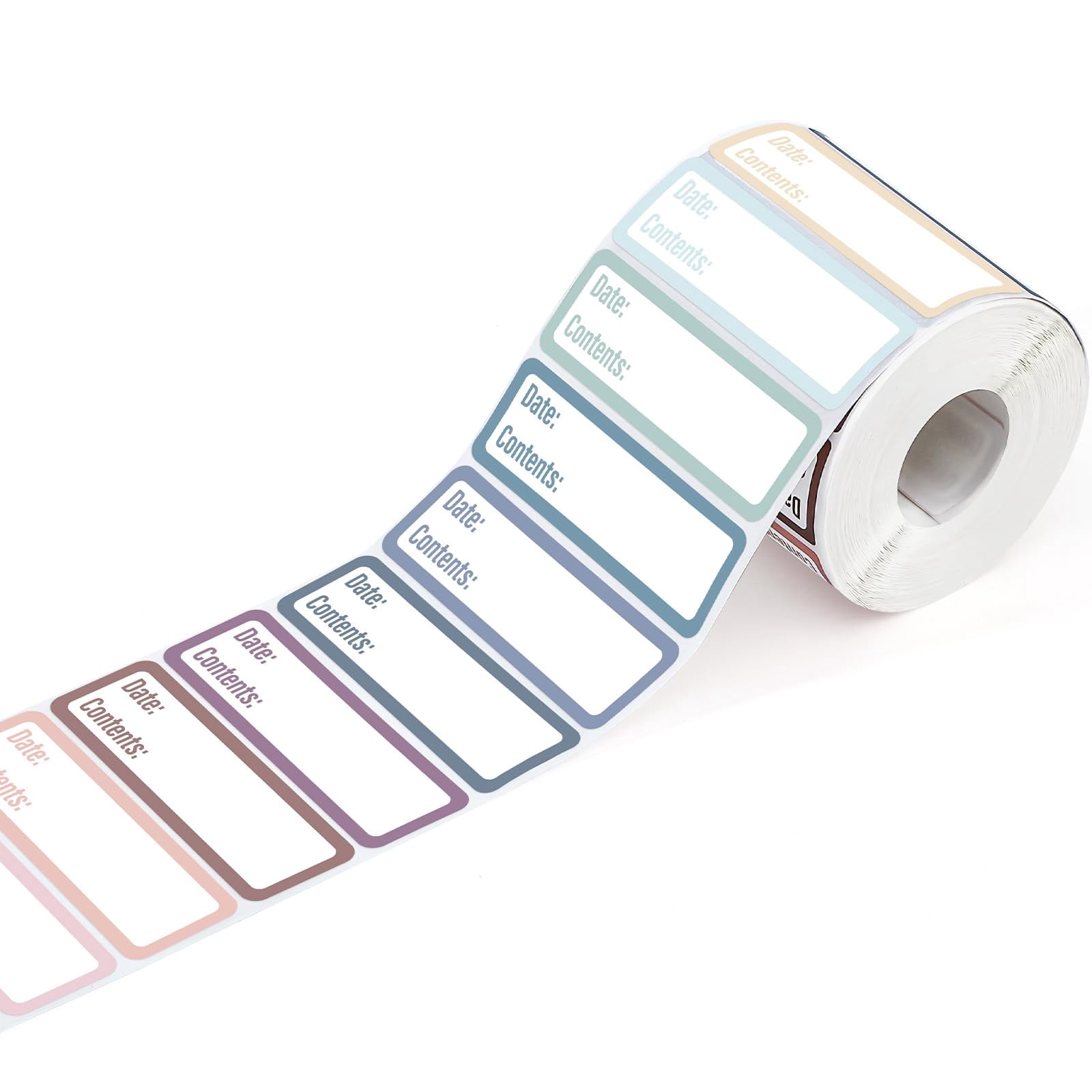 1000pcs Removable Food Labels 1 X 3 Inch Colored Freezer Date Stickers ...