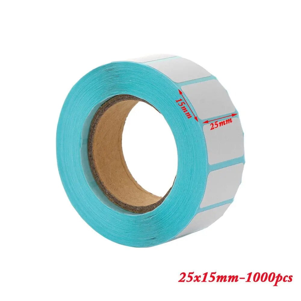 1000pcs/Roll Adhesive Thermal Label Sticker Paper Supermarket Price ...