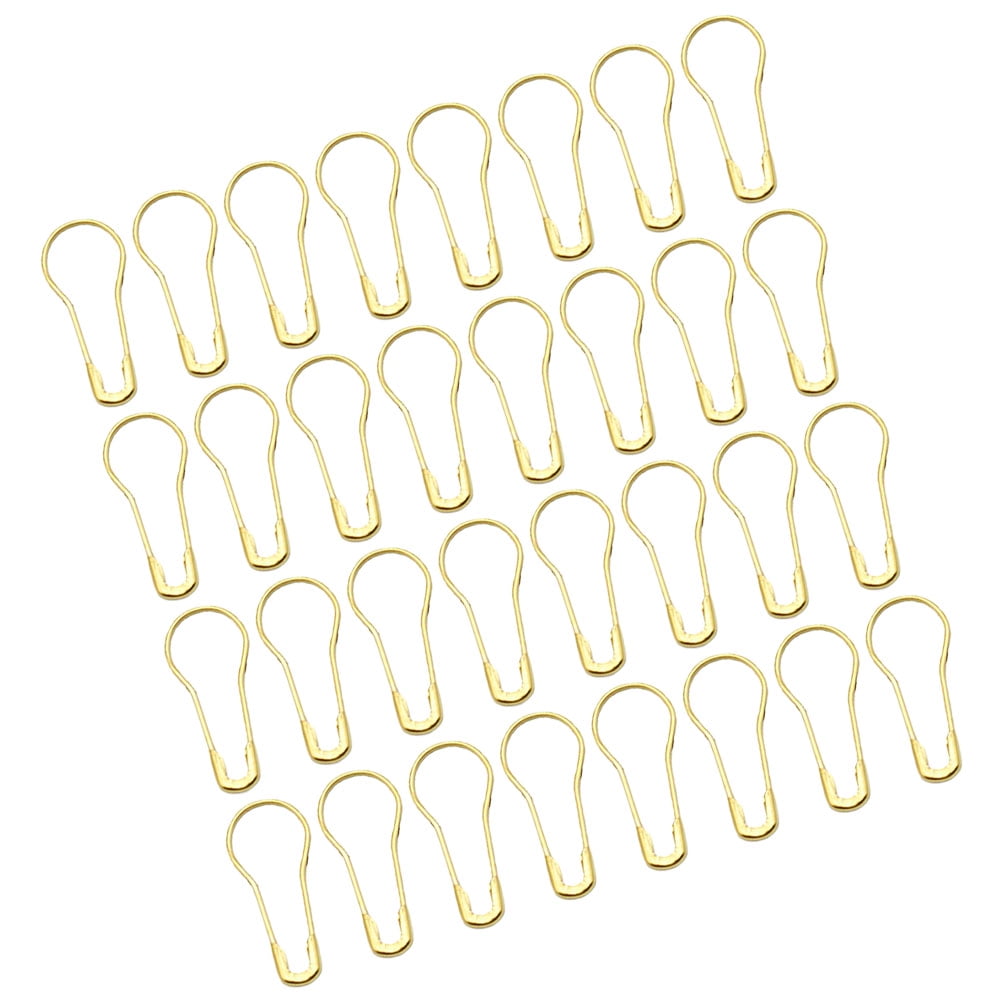 1000pcs Safety Bulb Pins Crochet Stitch Markers Gourd Shaped Safety Metal Pins for Knitting ...