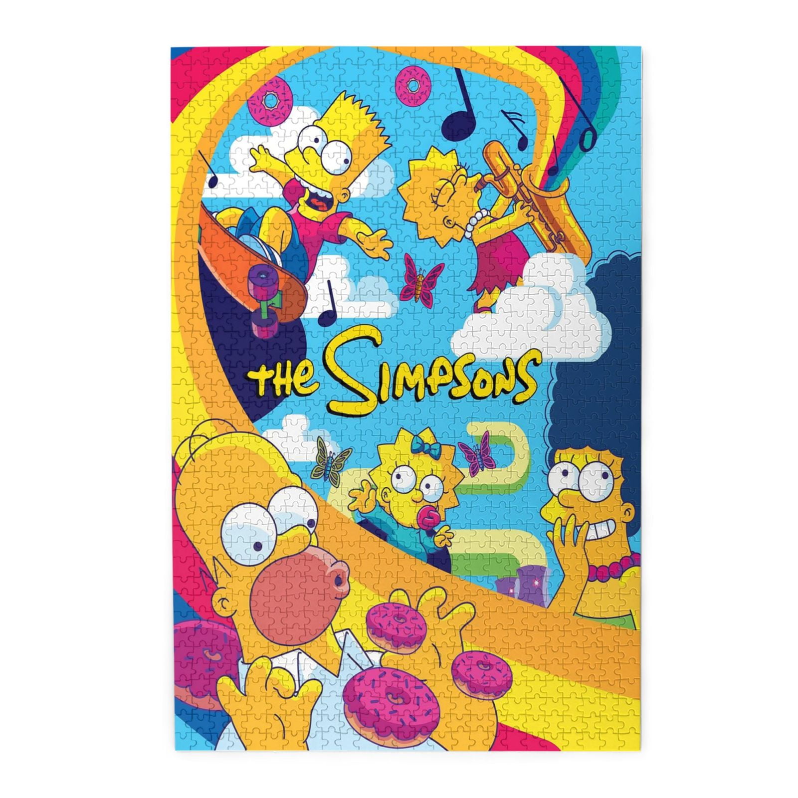 1000pcs The Simpsons Personalized Wooden Puzzle Novelty Jigsaw Puzzle ...