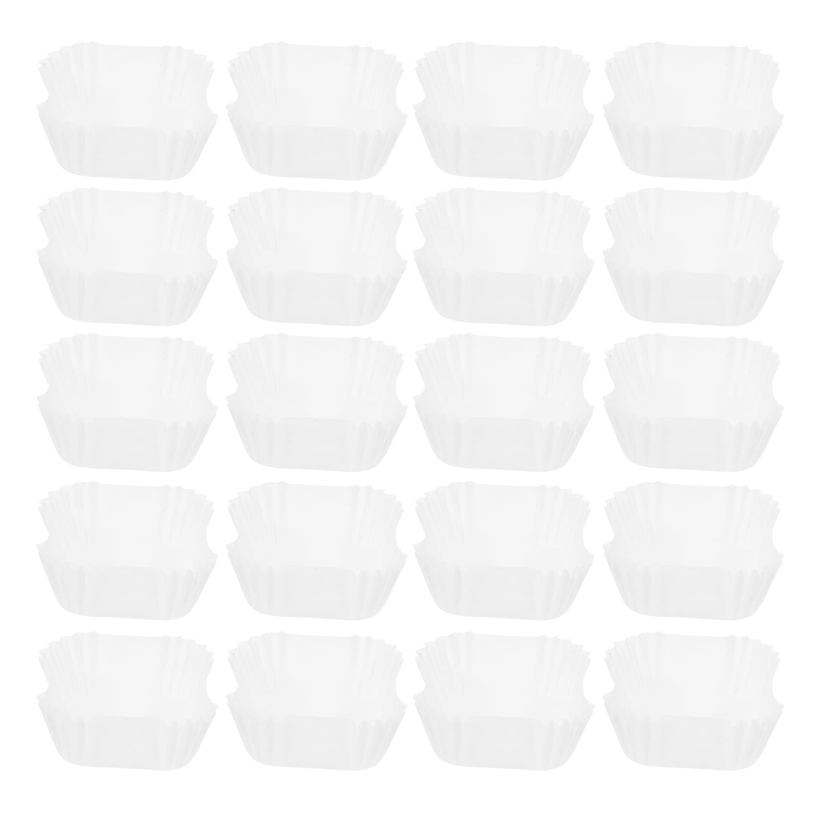 1000pcs Square Paper Liners For Muffins Cupcakes Disposable Small ...