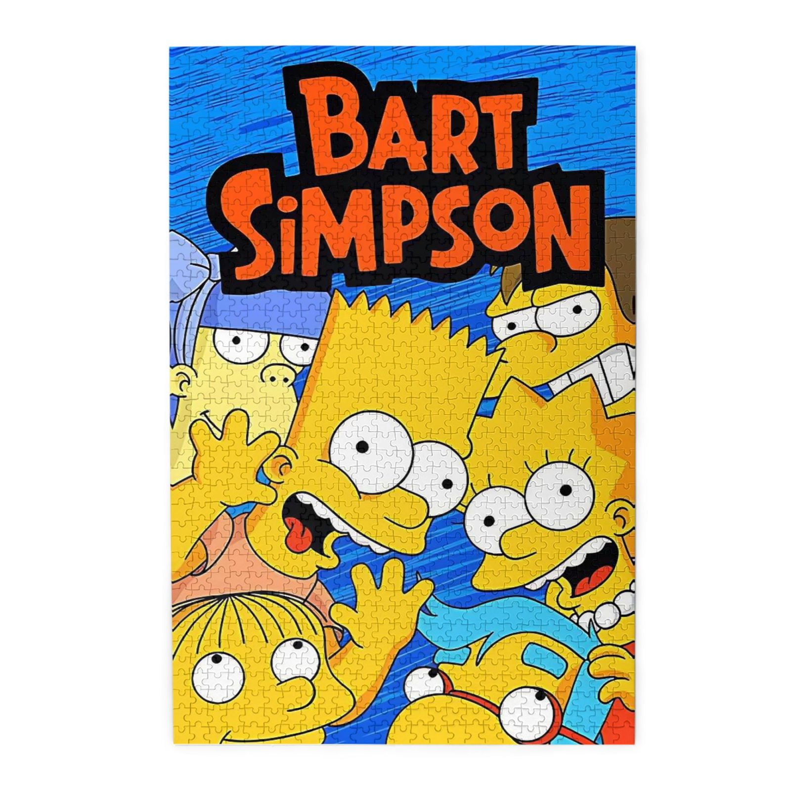 1000pcs The Simpsons Jigsaw Puzzles Cartoon Anime Picture Puzzle ...