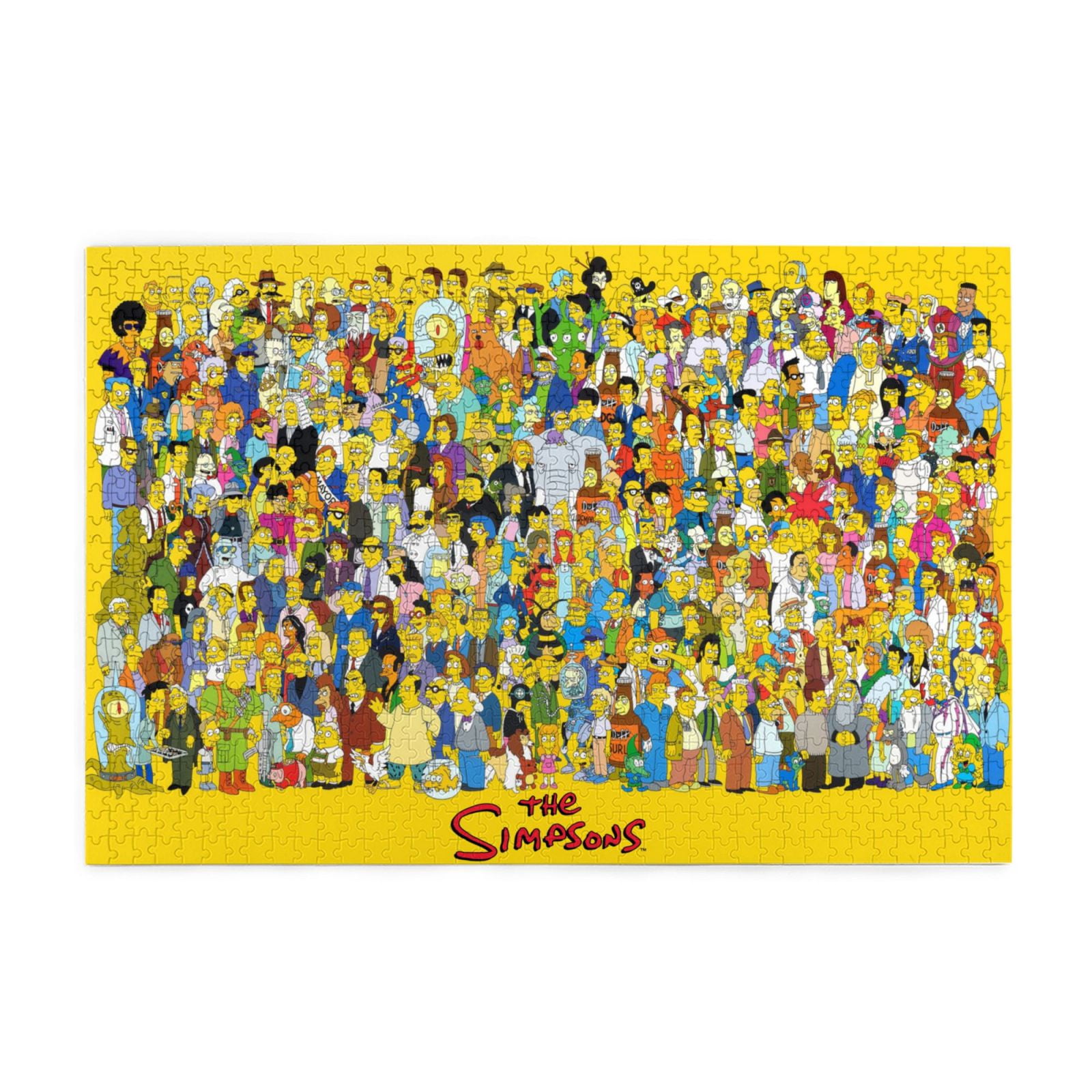 1000pcs The Simpsons Jigsaw Puzzles Cartoon Anime Picture Puzzle ...
