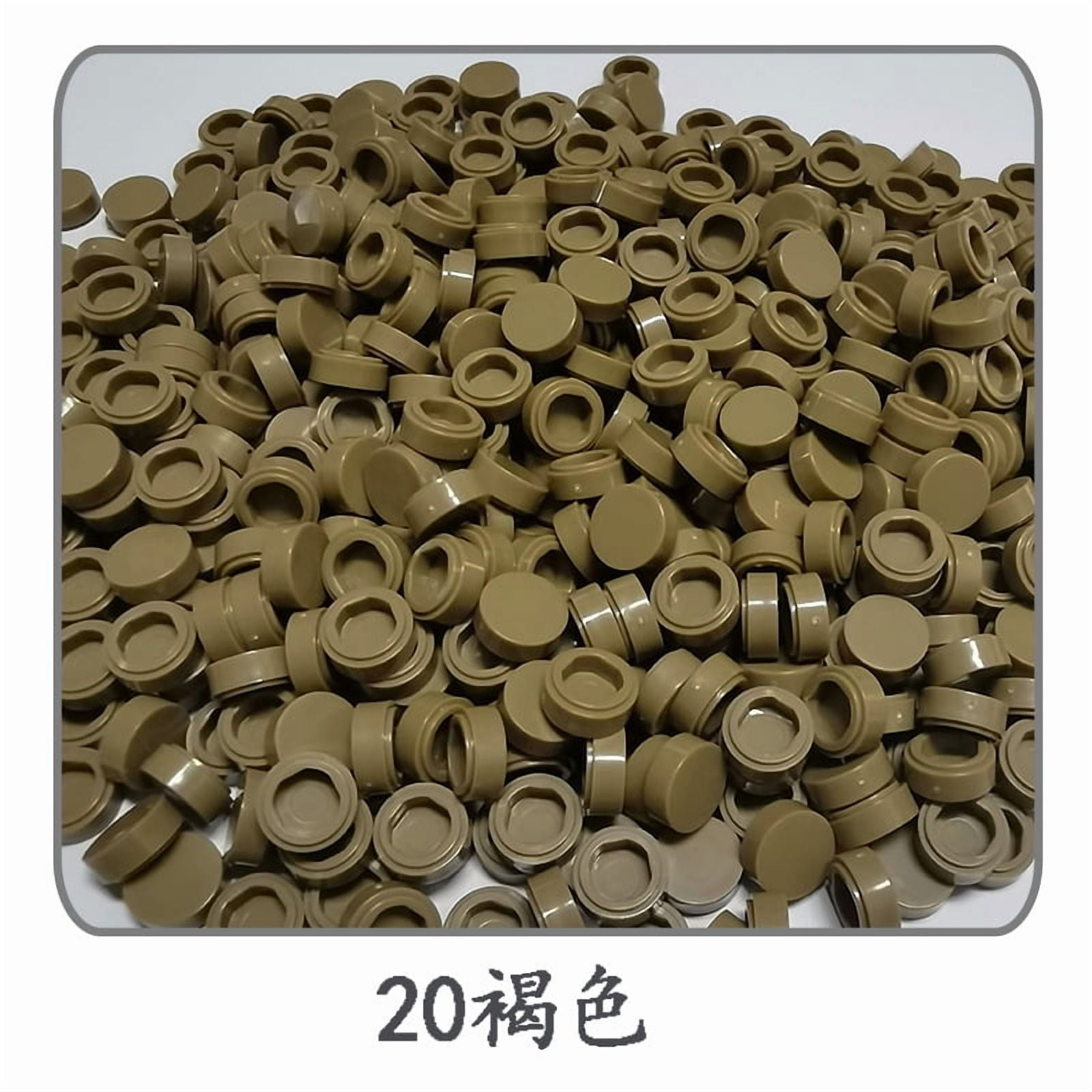 1000pcs/lot Tile 1x1 Round 98138 Special Brick MOC Building Block Small ...