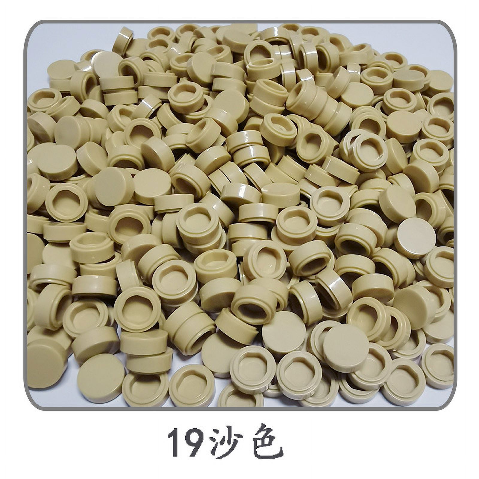 1000pcs/lot Tile 1x1 Round 98138 Special Brick MOC Building Block Small ...