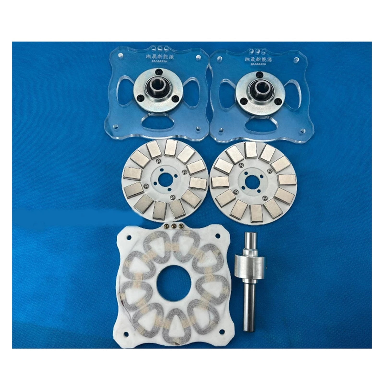 1000w High Power Diy Disc Permanent Magnet Coreless Generator Low Speed ...