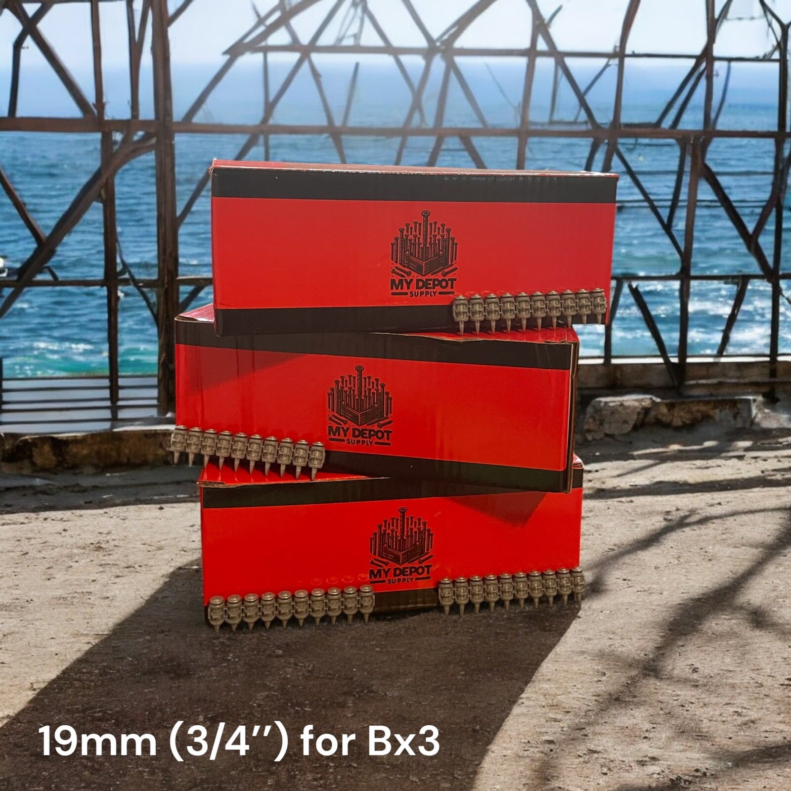 1000x Concrete Nails for Hilti Bx3 (19mm) -Pins For Hilti Bx3 Nails ...