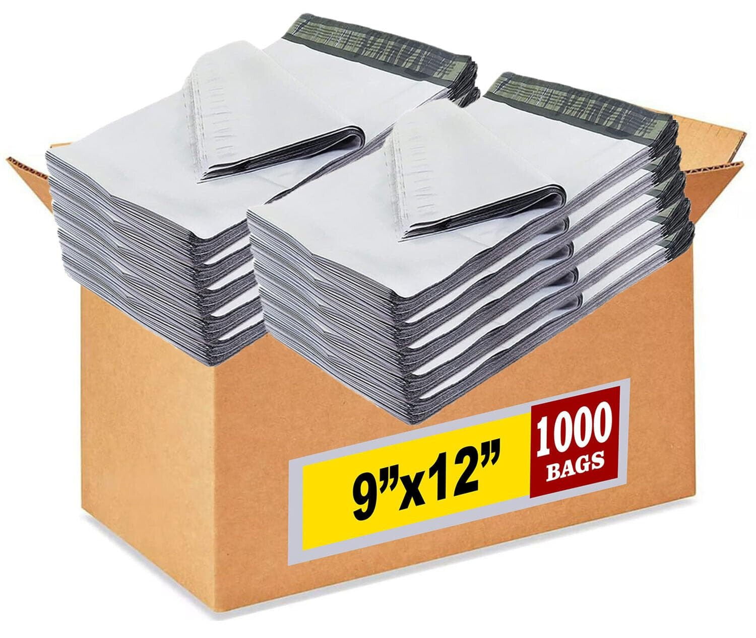 1000x Poly Mailers Shipping Bags Envelopes Premium Bag 9x12 2 Mil ...