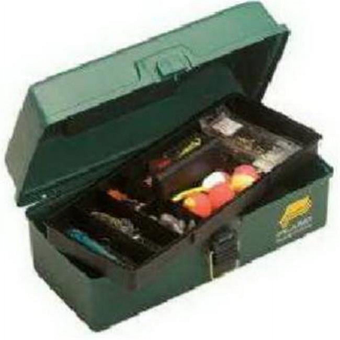 1001-03 One Tray Tackle Box - Green - Walmart.com