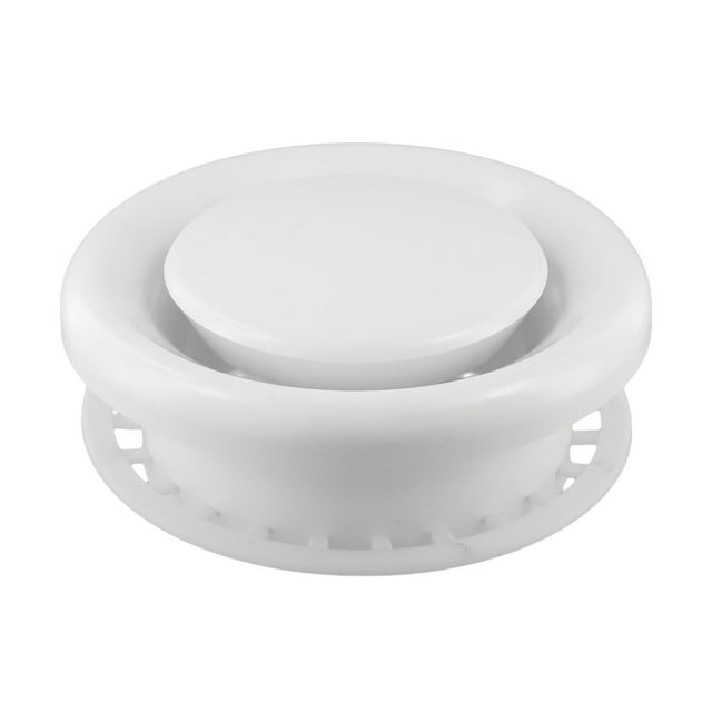 100150Mm White Round Ceiling Vent Adjustable Air Volume For Bathroom ...