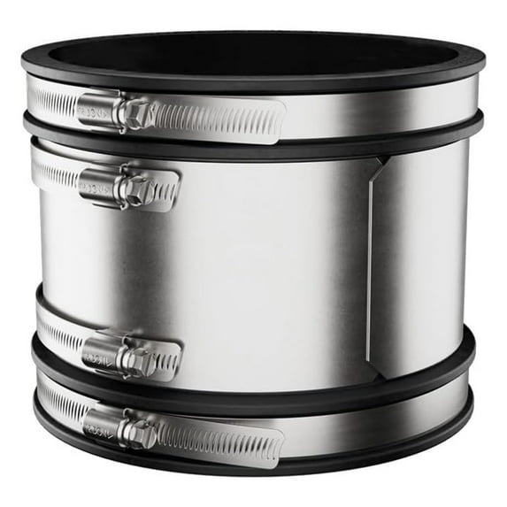 1002-44RC Shielded PVC Pipe Coupling for Clay to Cast Iron, Plastic or ...