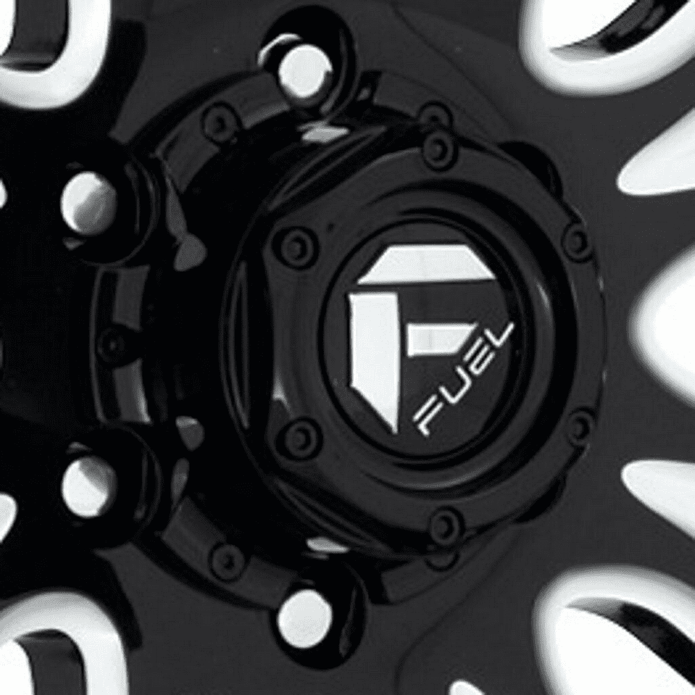 1004-10GB Fuel Off-Road Wheels Gloss Black Wheel Center Hub Cap 6-3/4 ...