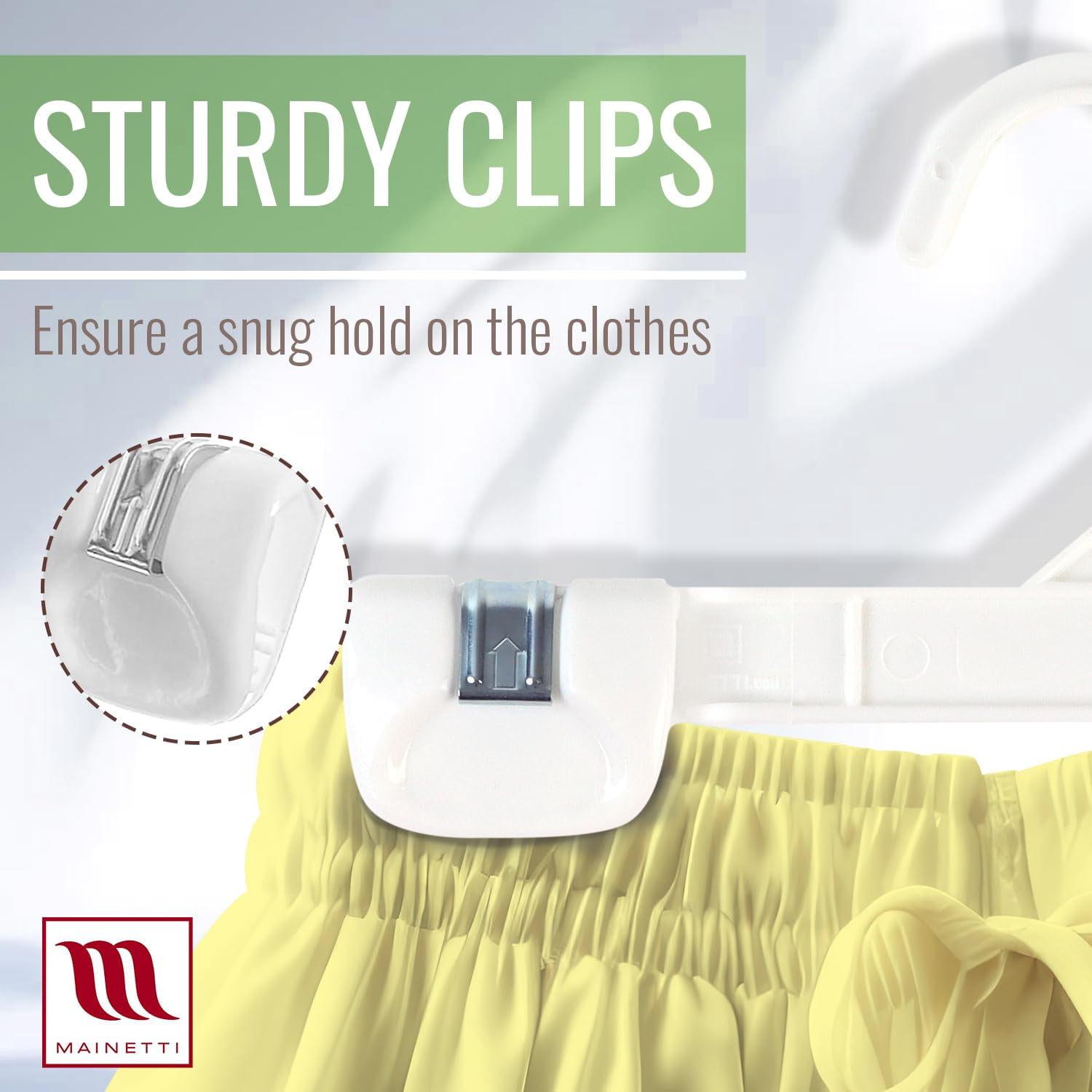 1004 White Kids Plastic Hangers - 100 Pack with Sturdy Plastic, Great ...