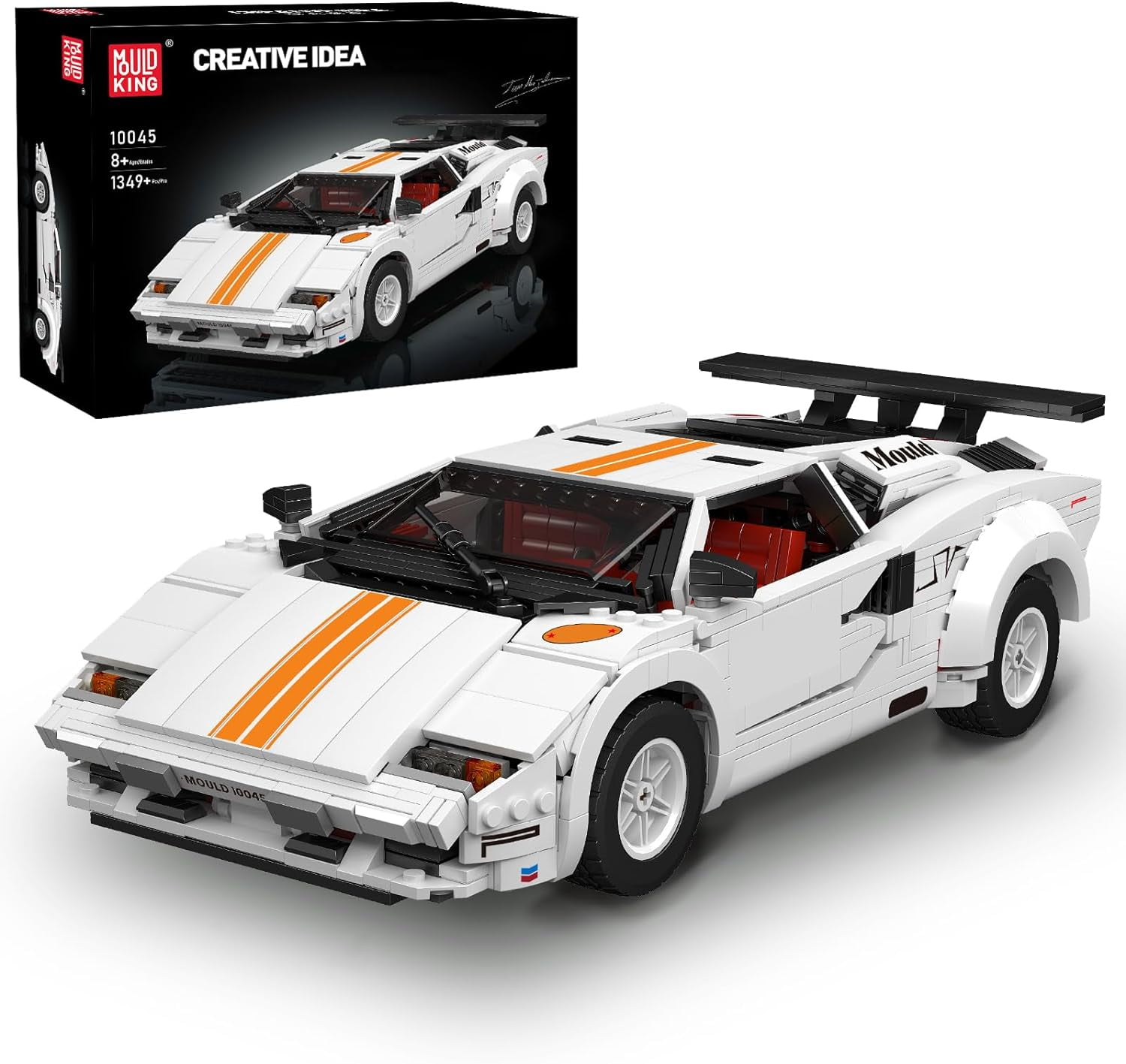 10045 Super Sports Car Building Blocks Kit, 1349 Pieces Car Model ...
