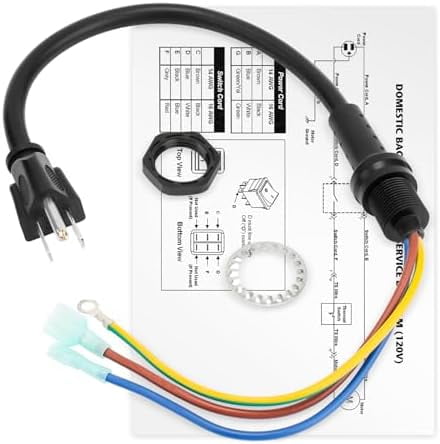 100641 Power Cord Replacement (Proteam) – For ULVAP/MegaVac/QuietPro/BP ...
