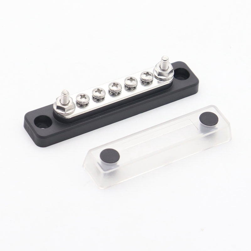 100A 150A 5/10/12/20-Point Bus Bar Power Distribution Block Car Auto ...