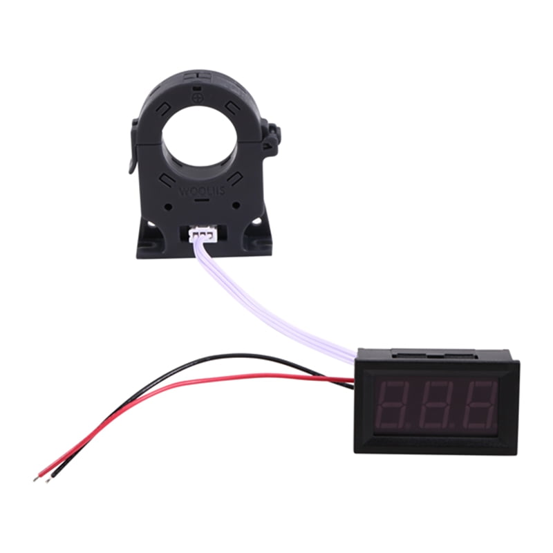 100A Digital Hall Ammeter Battery Charge Discharger Isolated Voltage ...