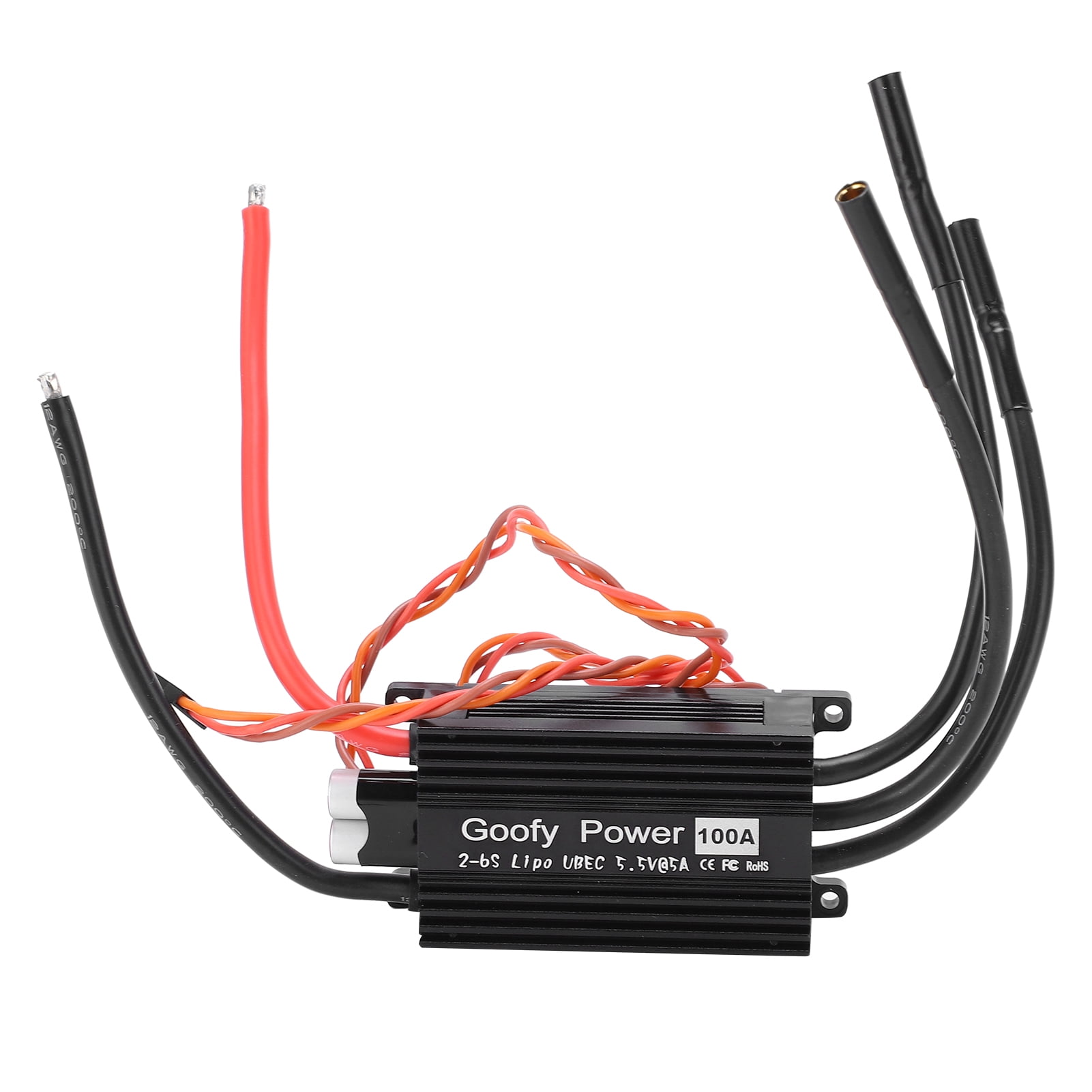 100A Ducted EDF ESC for Outdoor Fixedwing 26S 832KHz for RC Aircraft ...