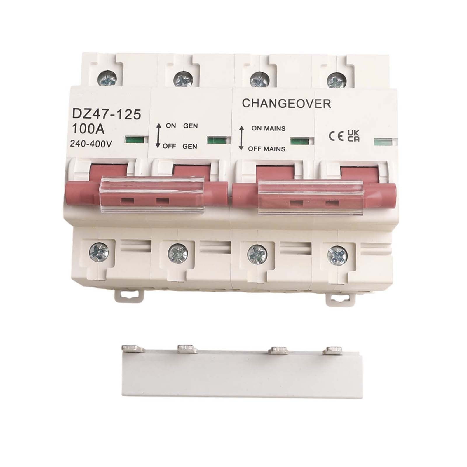 100A-Fuse Block 125 Amp Power To Generator Change-Over Switch Single ...