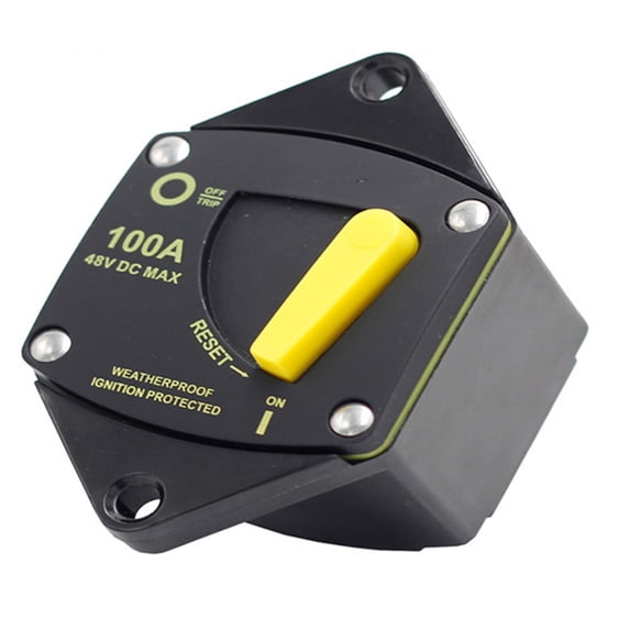 100A Manual Reset Circuit Breaker Switch For Circuit For Protection ...
