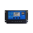 100A Solar Charge Controller Solar Panel Controller 12V/24V Adjustable ...